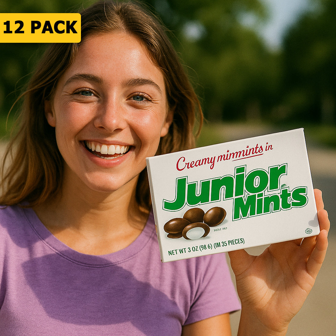 12 Pack Junior Mints Chocolate Bar - (3.5Oz) – Snack Attack