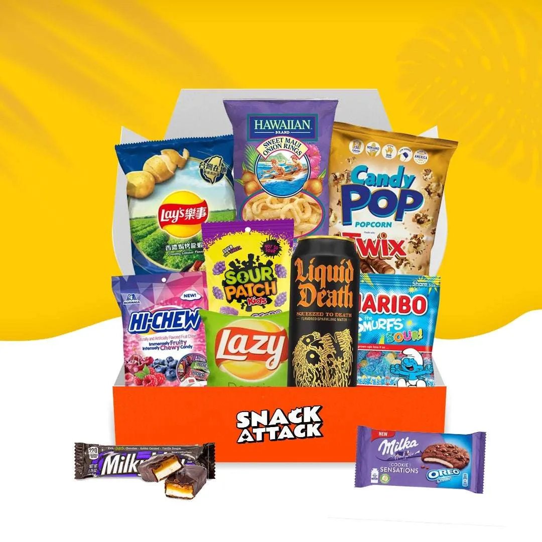 Beach/Camping/Hiking Snackbox 15+ Snacks Inside – Snack Attack